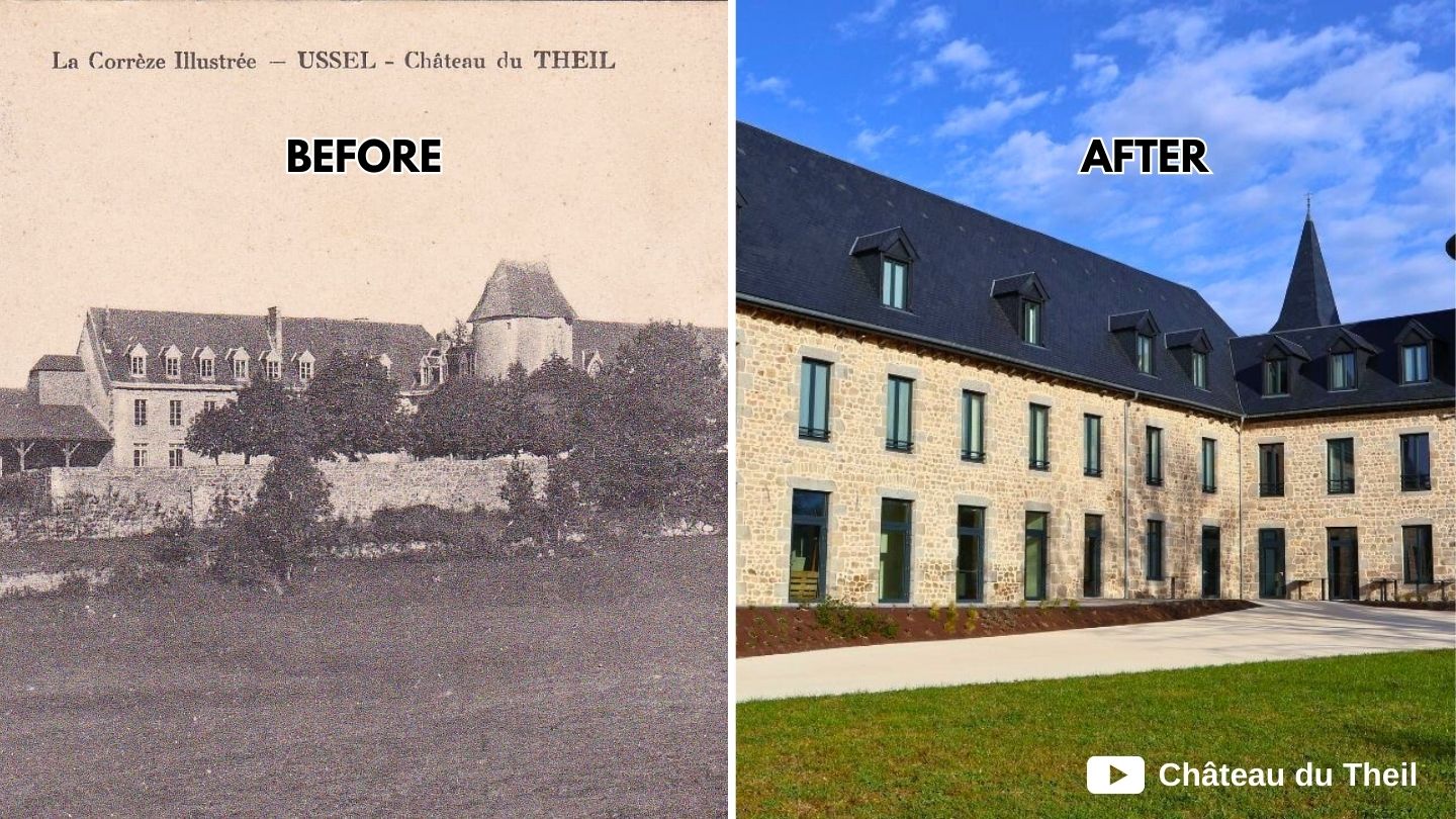 Before and After: The Incredible Transformation of Château du Theil ...