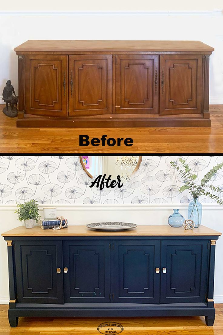 From Drab to Fab: 15 Incredible DIY Sideboard Transformations - After ...