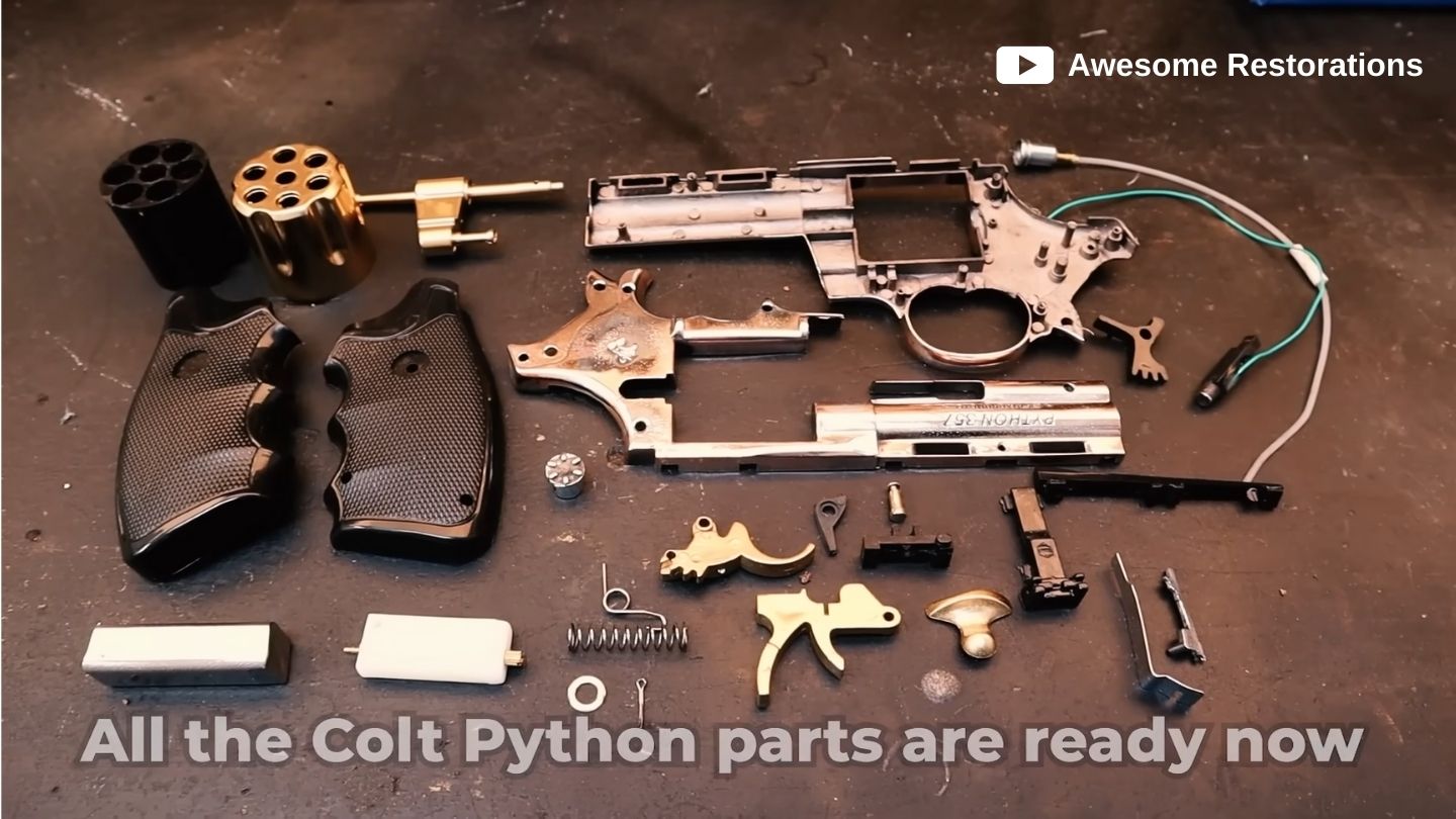 Restoring a Rusted Colt Python .357 Magnum Lighter: A Mesmerizing Transformation - After Renovation
